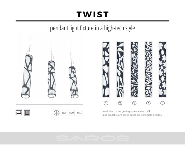 "Twist" lighting solution - Saroslight.com